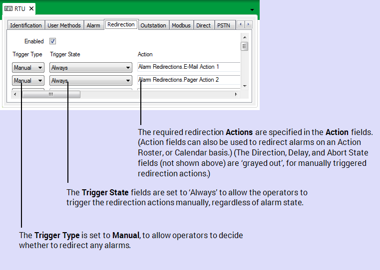 Alarm Redirection Guide - Use Alarm Redirection to Enable Operators to Manually Redirect Alarms ...